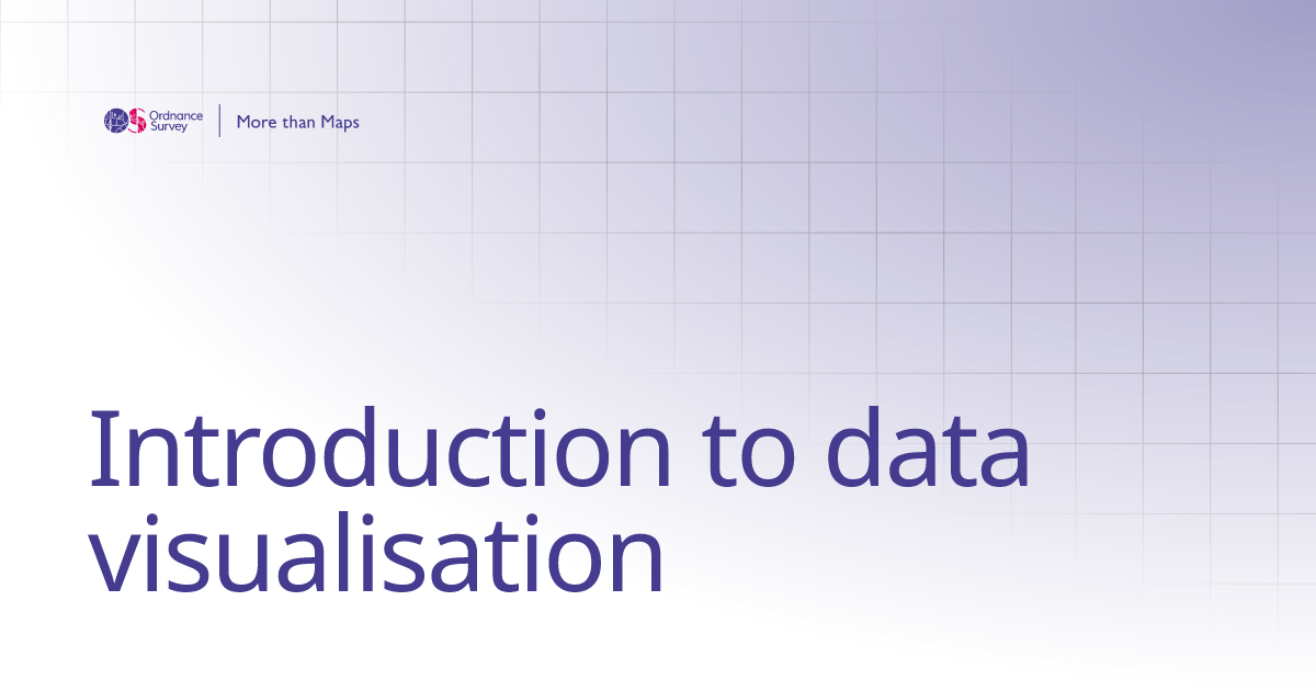 Introduction to data visualisation | More than Maps
