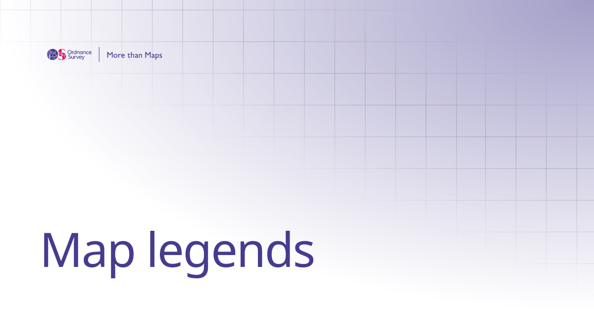 Map legends | More than Maps