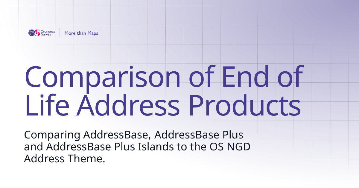 Comparison of End of Life Address Products | More than Maps