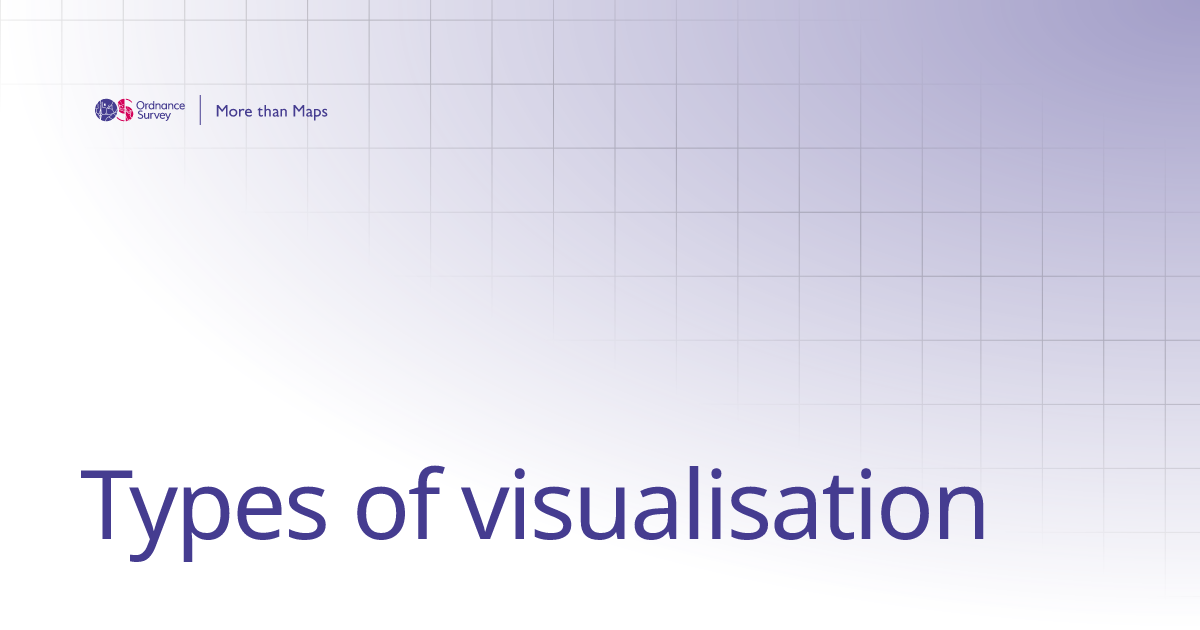Types of visualisation | More than Maps