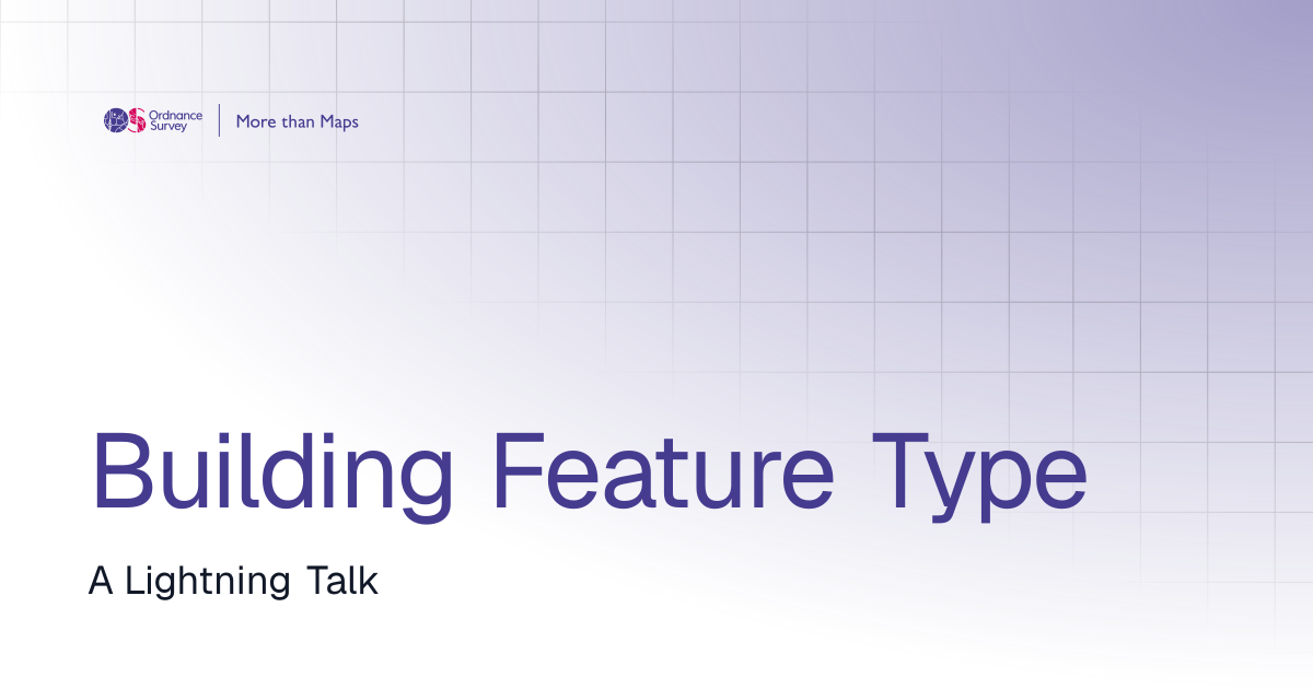 Building Feature Type | More than Maps
