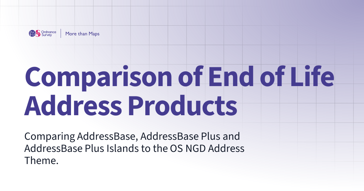 Comparison of End of Life Address Products | More than Maps