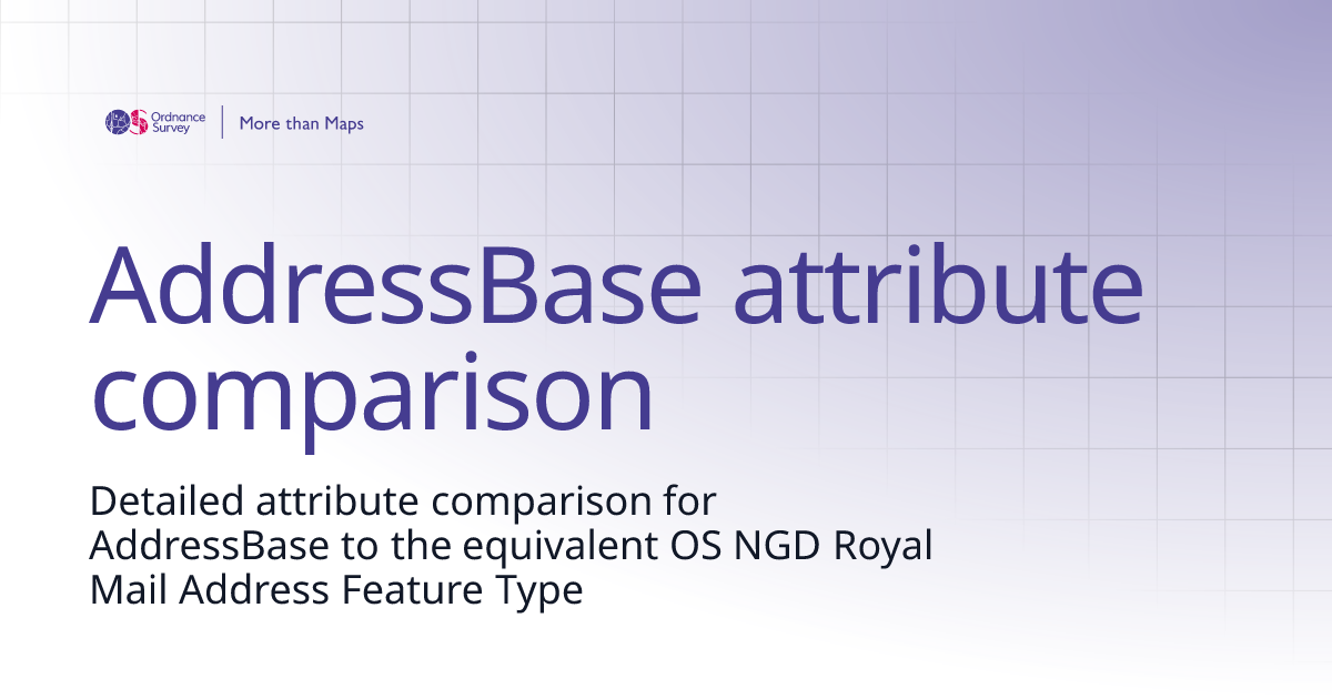 AddressBase attribute comparison | More than Maps