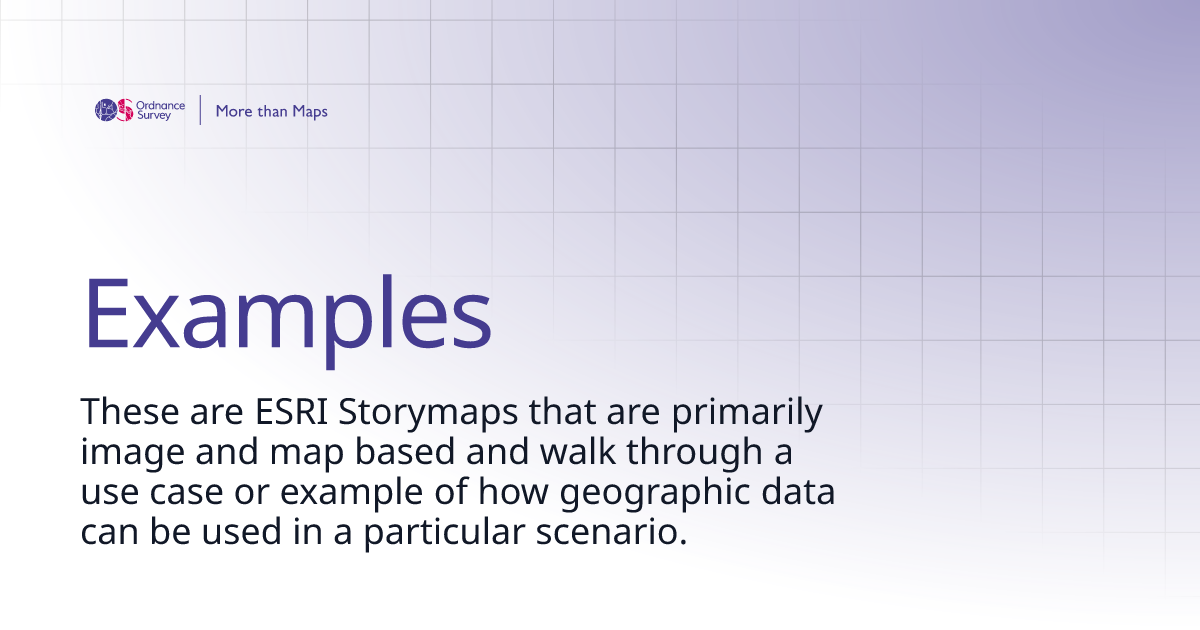 Examples | More than Maps