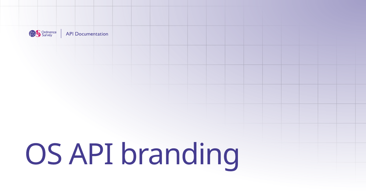 OS API branding | OS APIs