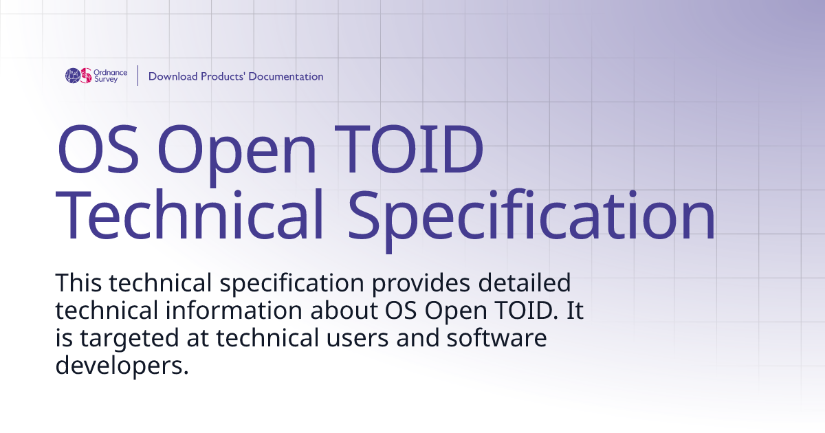 OS Open TOID Technical Specification | OS Download Products' Documentation