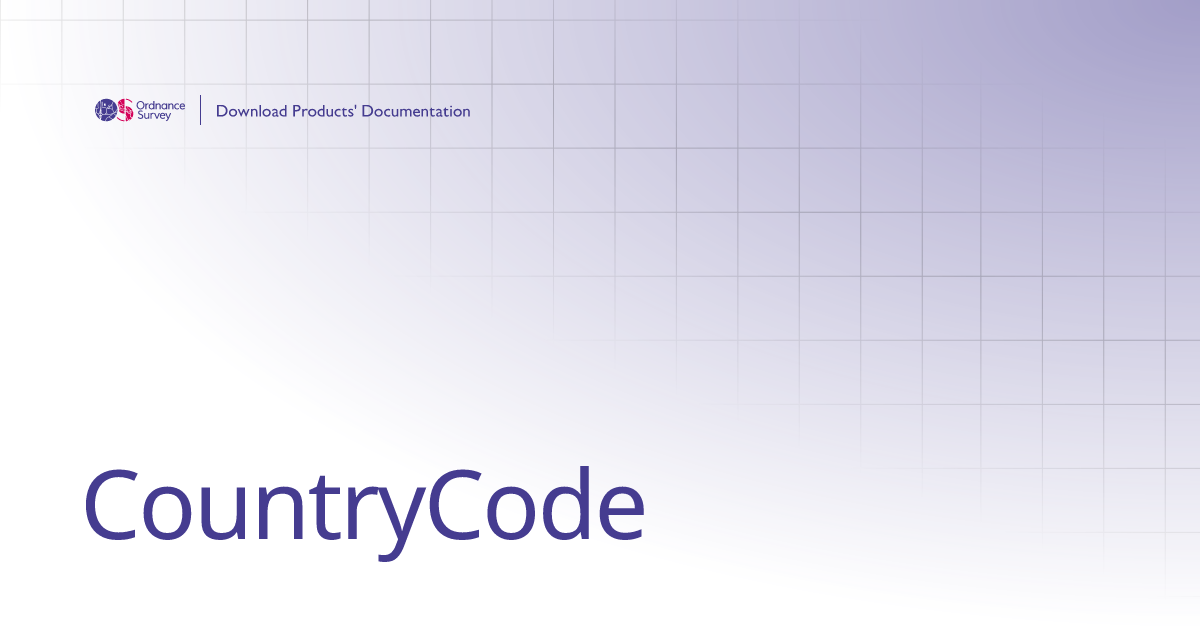CountryCode | OS Download Products' Documentation