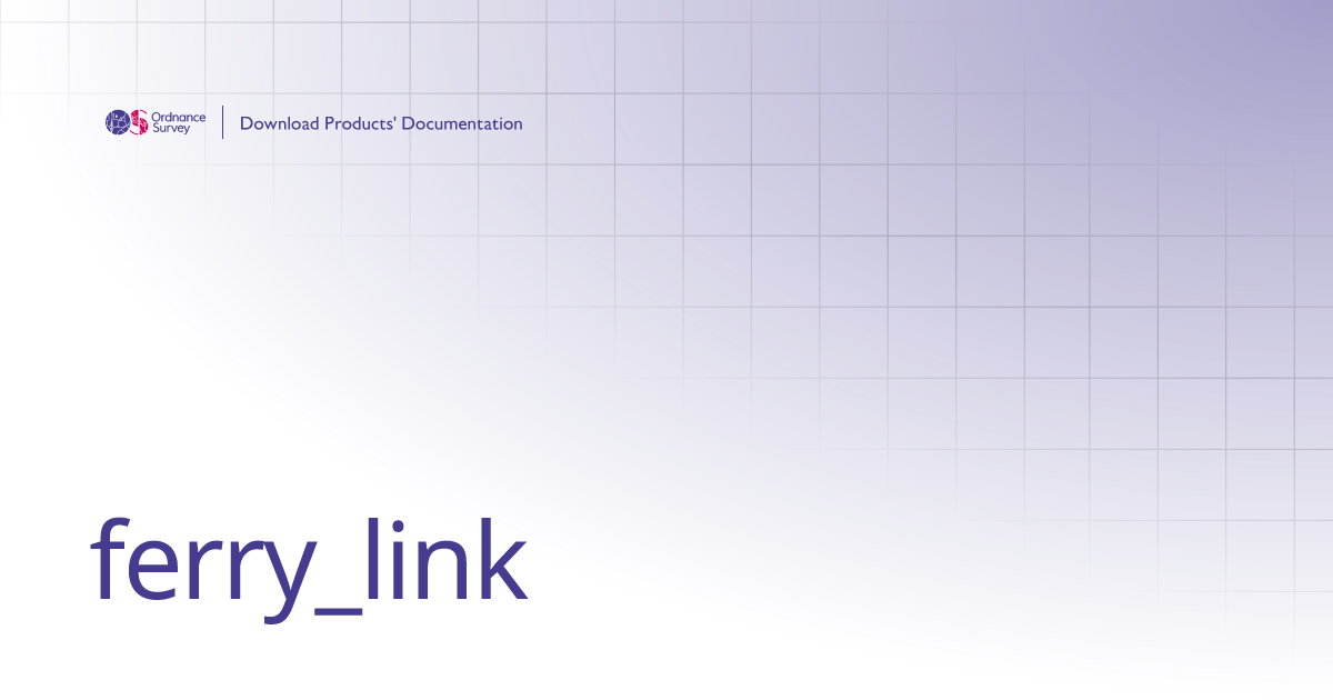 ferry_link | OS Download Products' Documentation