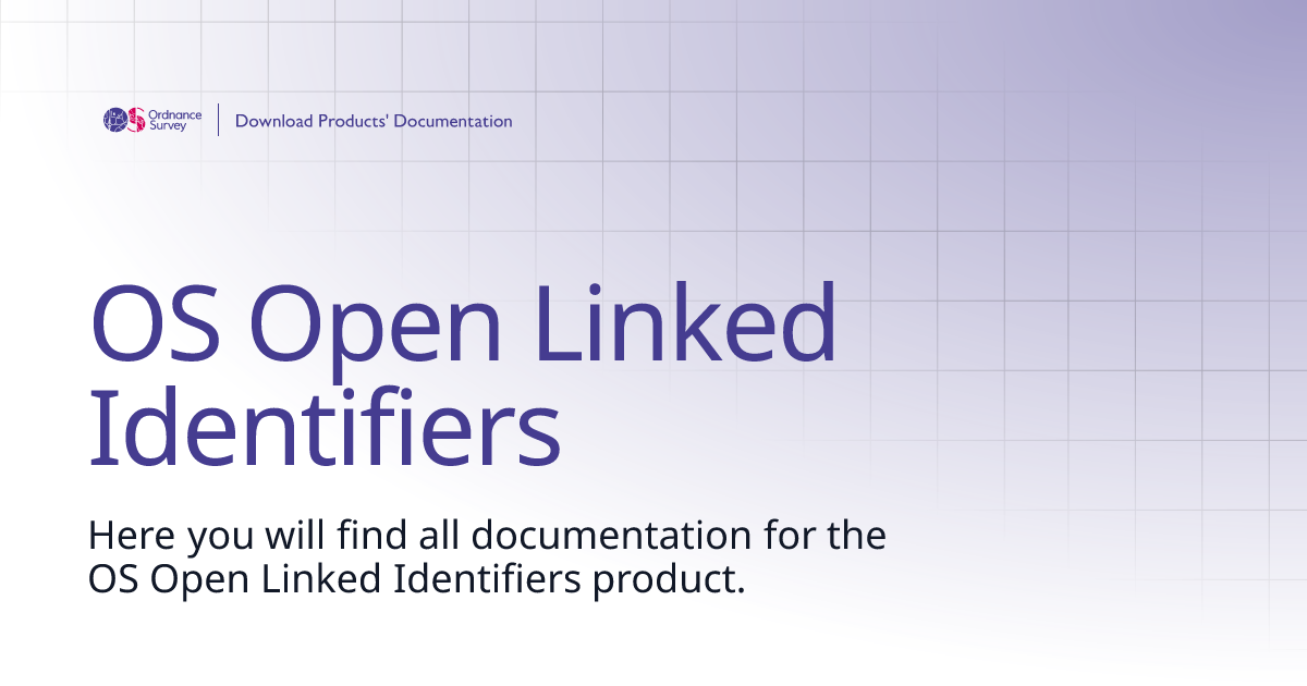 OS Open Linked Identifiers | OS Download Products' Documentation