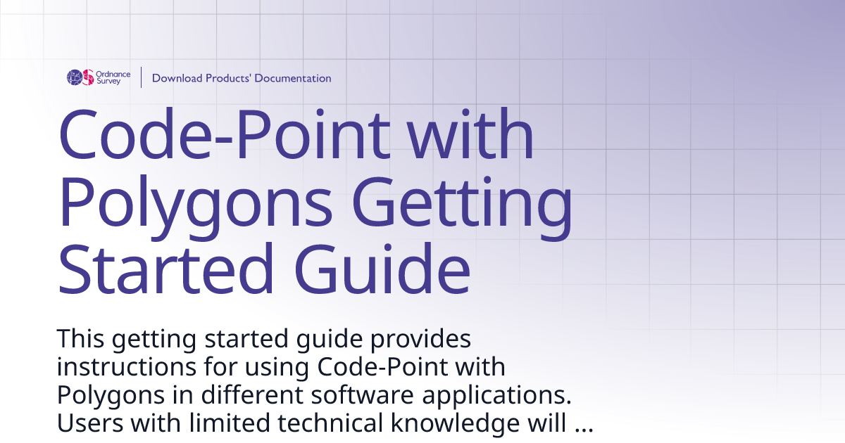 Code-Point with Polygons Getting Started Guide | OS Download Products ...