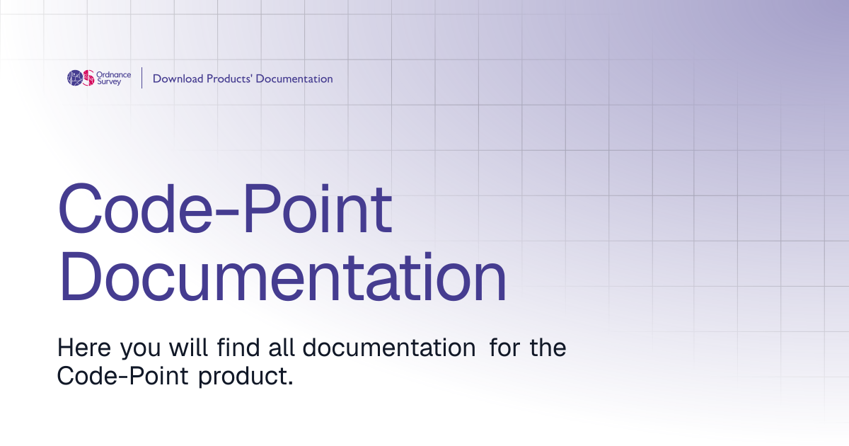 Code-Point Documentation | OS Download Products' Documentation