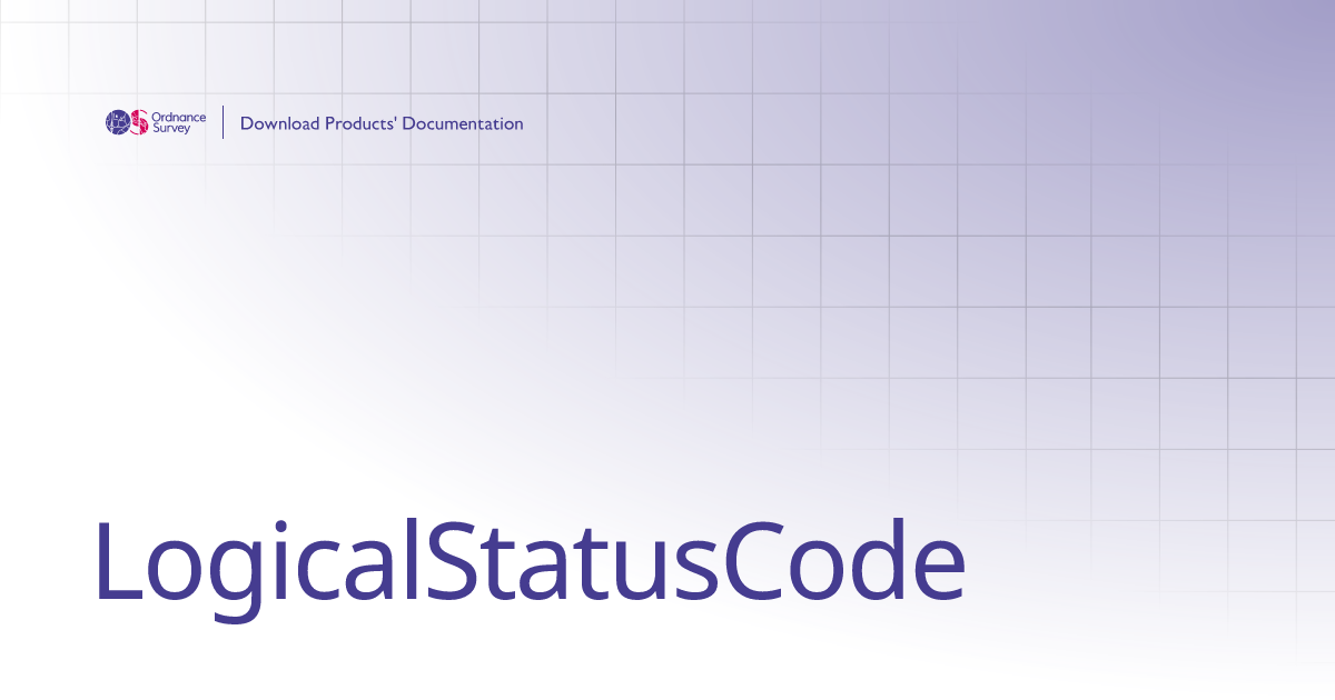 LogicalStatusCode | OS Download Products' Documentation