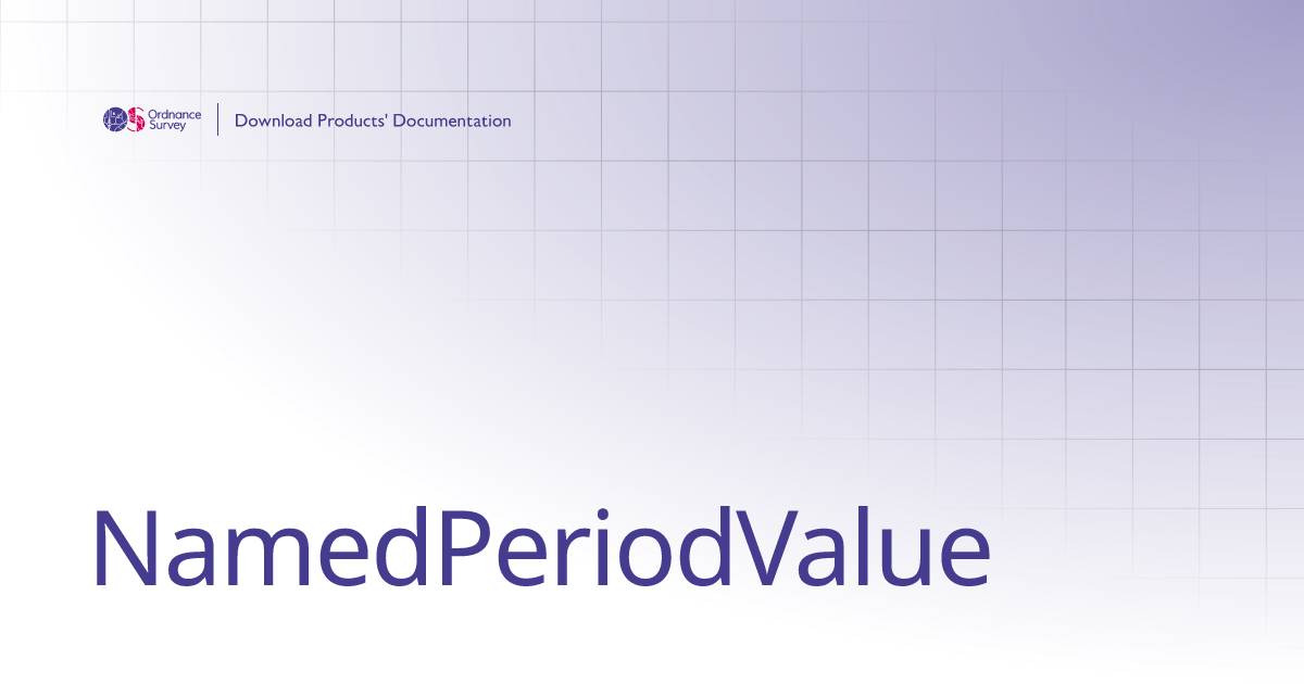 NamedPeriodValue | OS Download Products' Documentation
