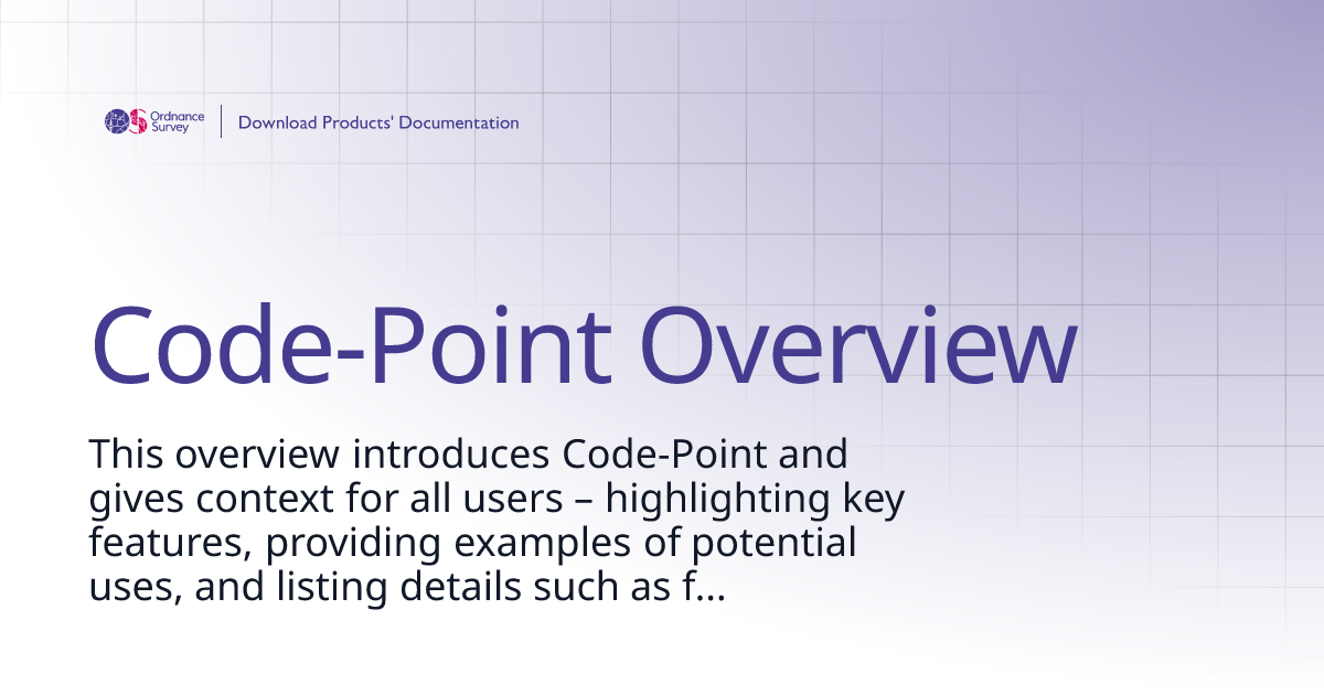 Code-Point Overview | OS Download Products' Documentation