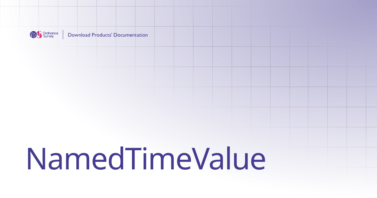 NamedTimeValue | OS Download Products' Documentation