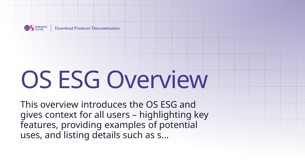 OS ESG Overview | OS Download Products' Documentation