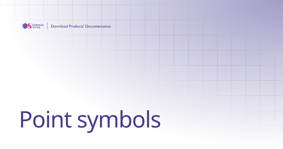 Point symbols | OS Download Products' Documentation