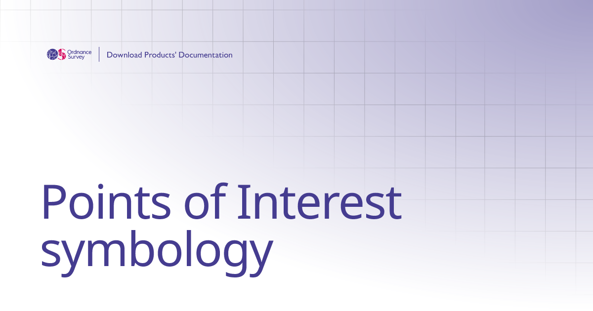 Points of Interest symbology | OS Download Products' Documentation