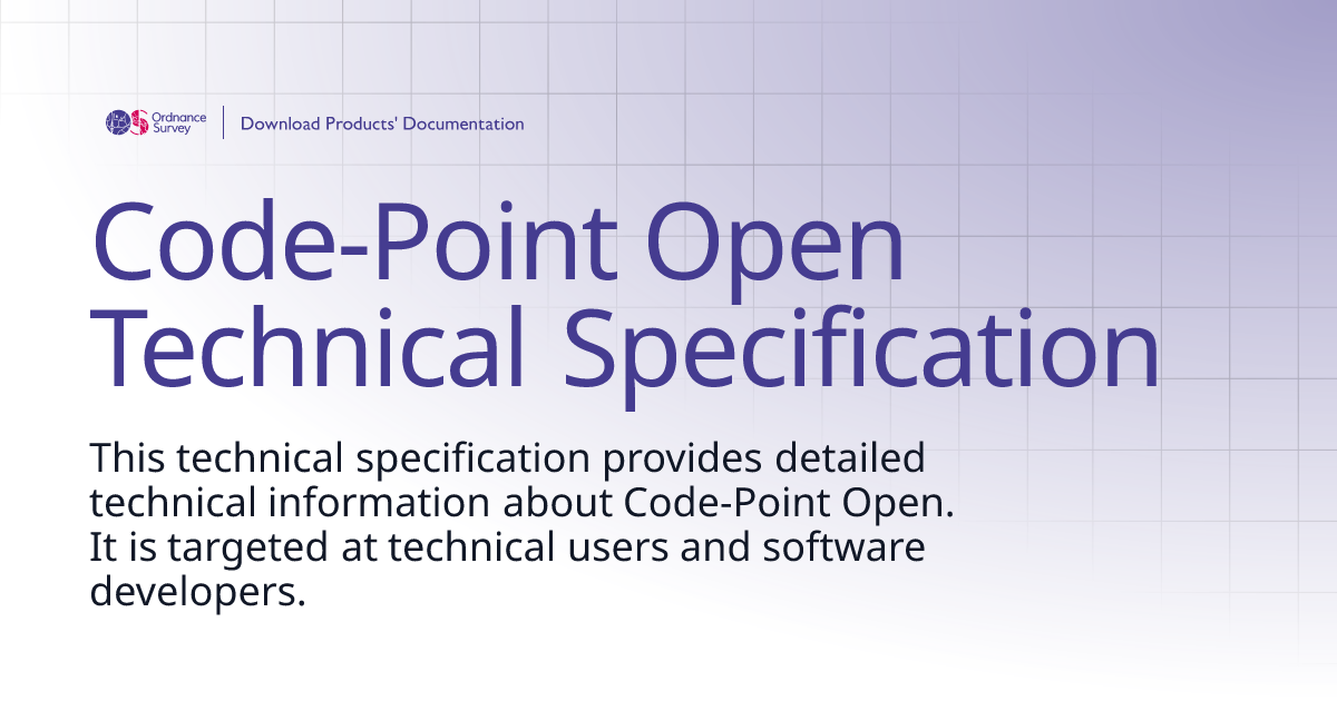 Code-Point Open Technical Specification | OS Download Products ...