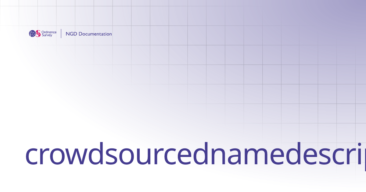 crowdsourcednamedescriptionvalue | OS National Geographic Database