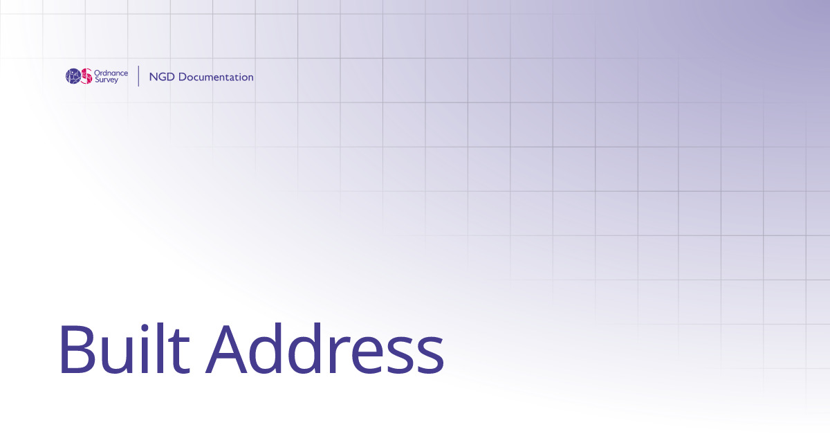 Built Address | OS National Geographic Database