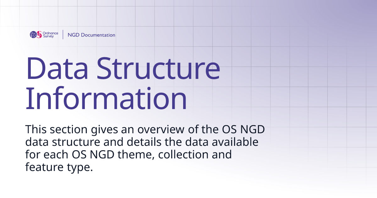 Data Structure Information | OS National Geographic Database