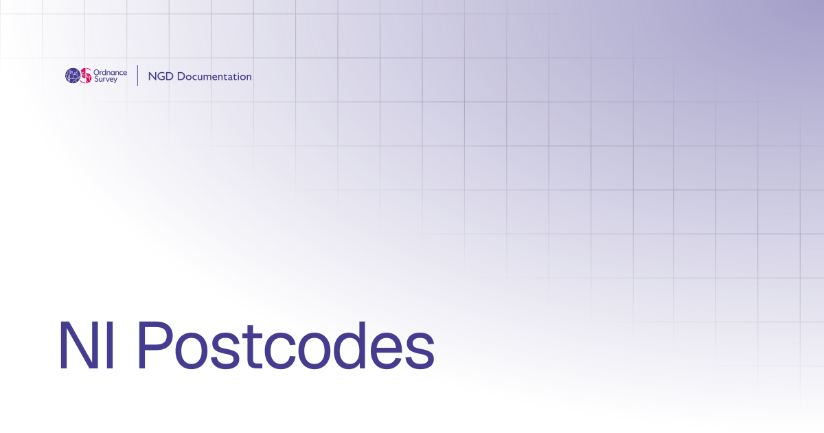 NI Postcodes | OS National Geographic Database