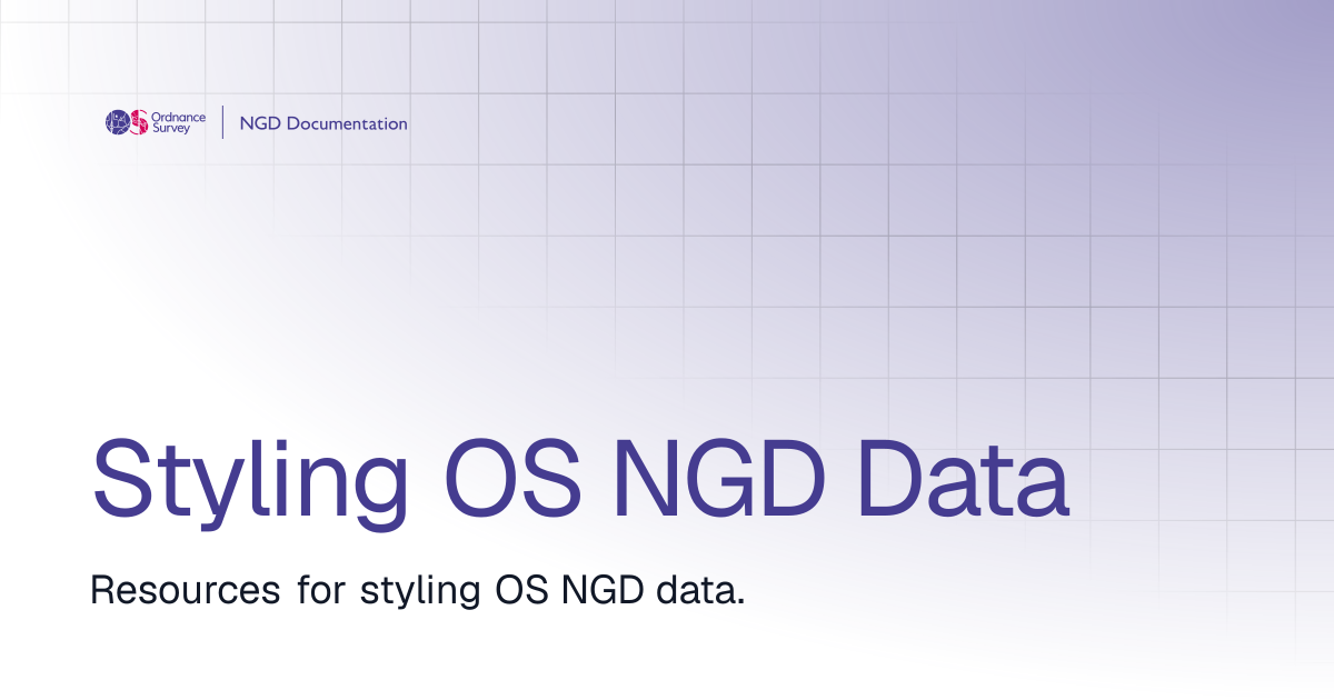 Styling OS NGD Data | OS National Geographic Database