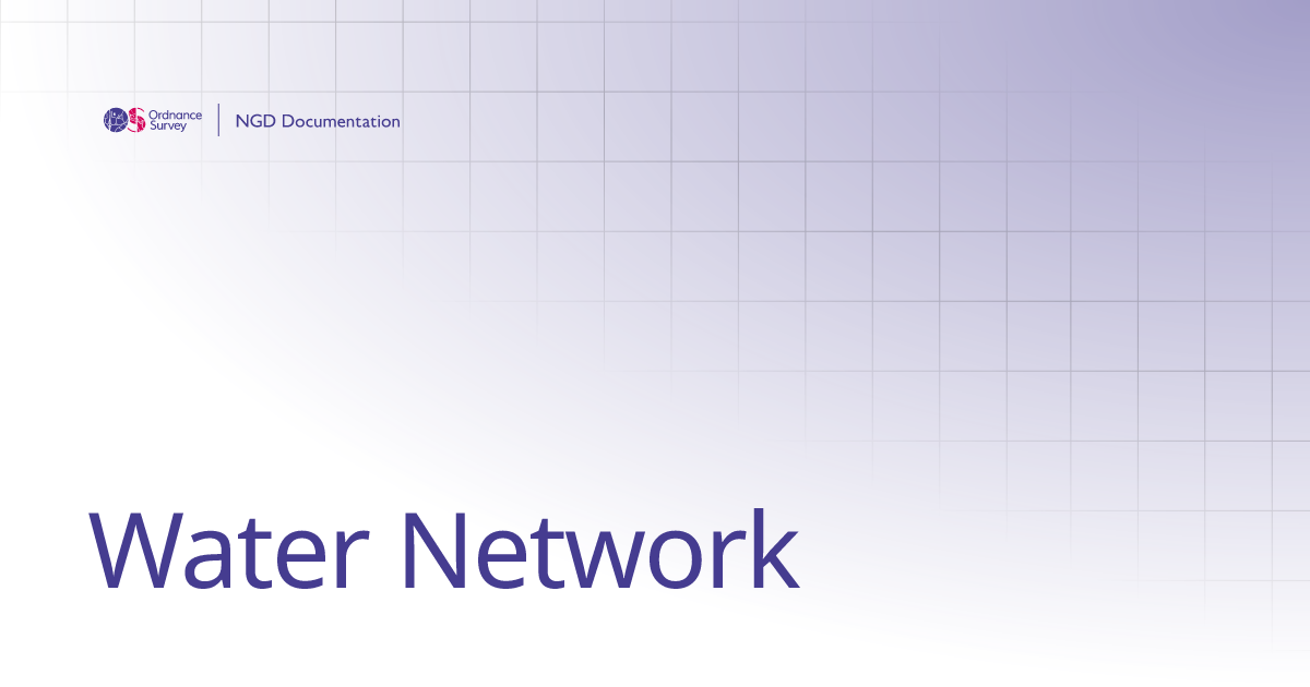 Water Network | OS National Geographic Database