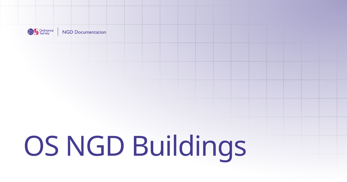 OS NGD Buildings | OS National Geographic Database