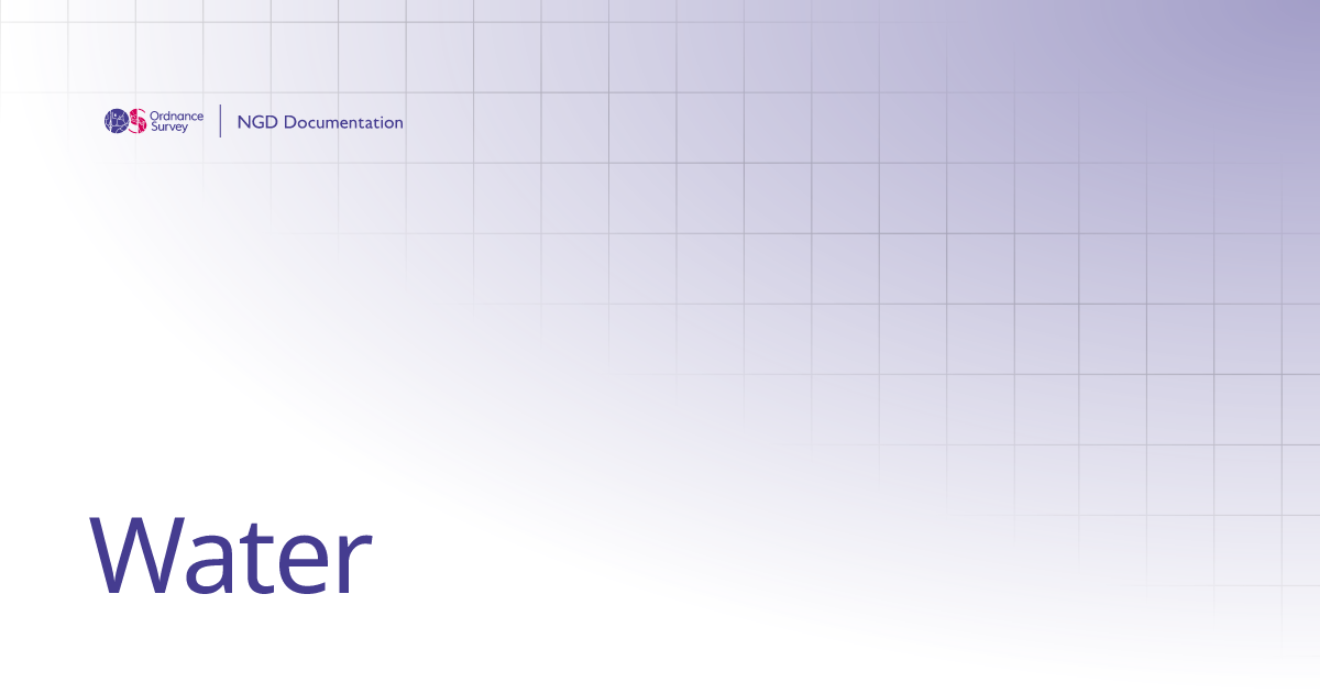 Water | OS National Geographic Database